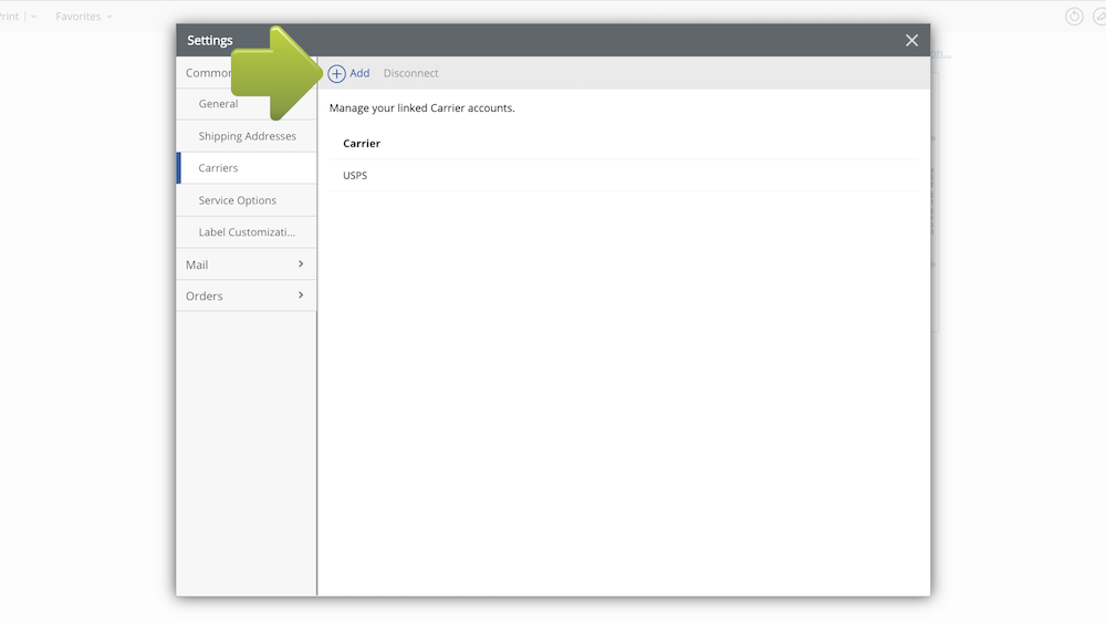 Endicia Carriers – Endicia
