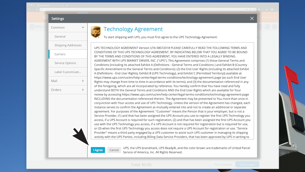 UPS from Endicia – Endicia