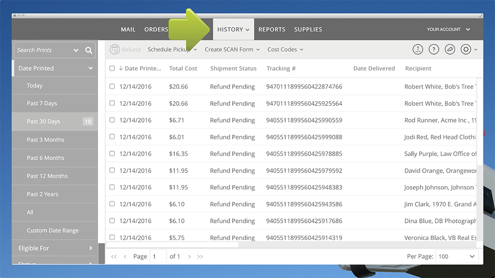 Track Your Shipments – Endicia