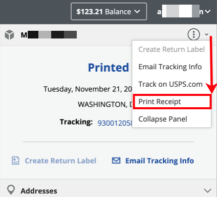Special USPS Services – Endicia