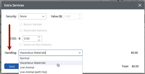 Special USPS Services – Endicia